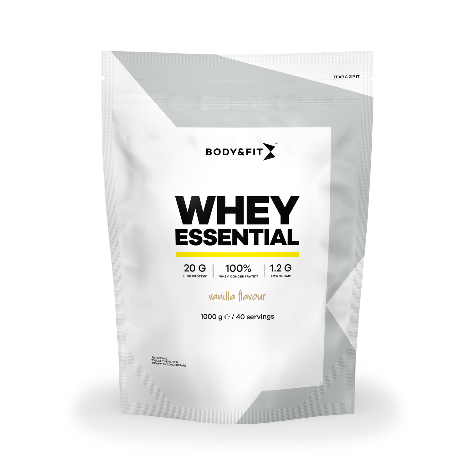 Whey Essential | 100% wei-eiwit concentraat | Body&Fit