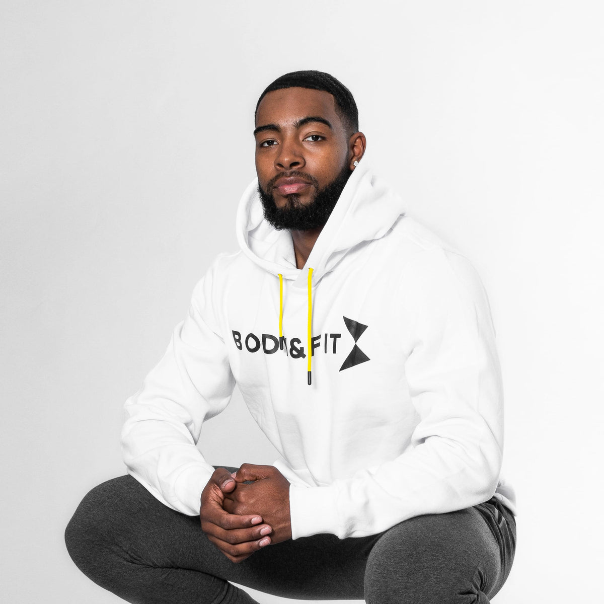 Essential Cosy Hoodie Heren - Wit | Body&Fit NL