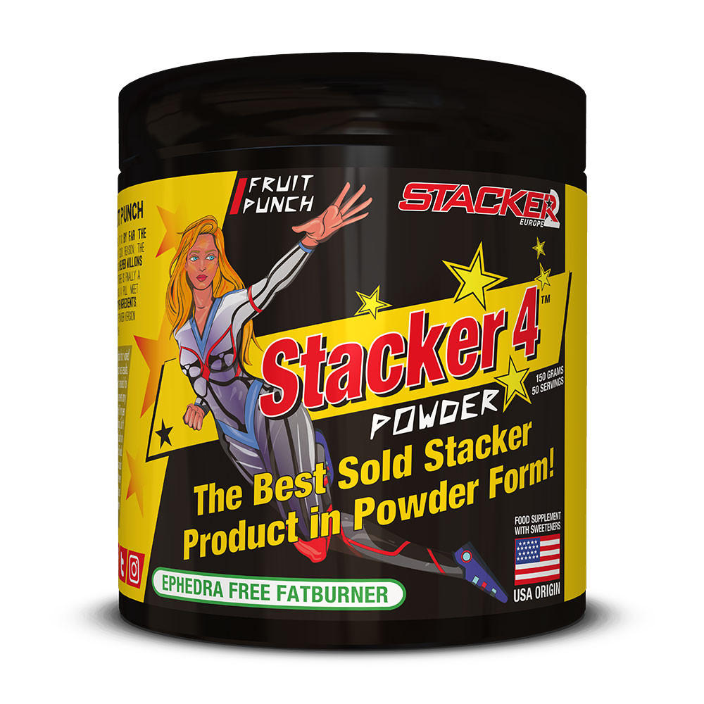Stacker 4 Powder | 300mg cafeïne – Body&Fit
