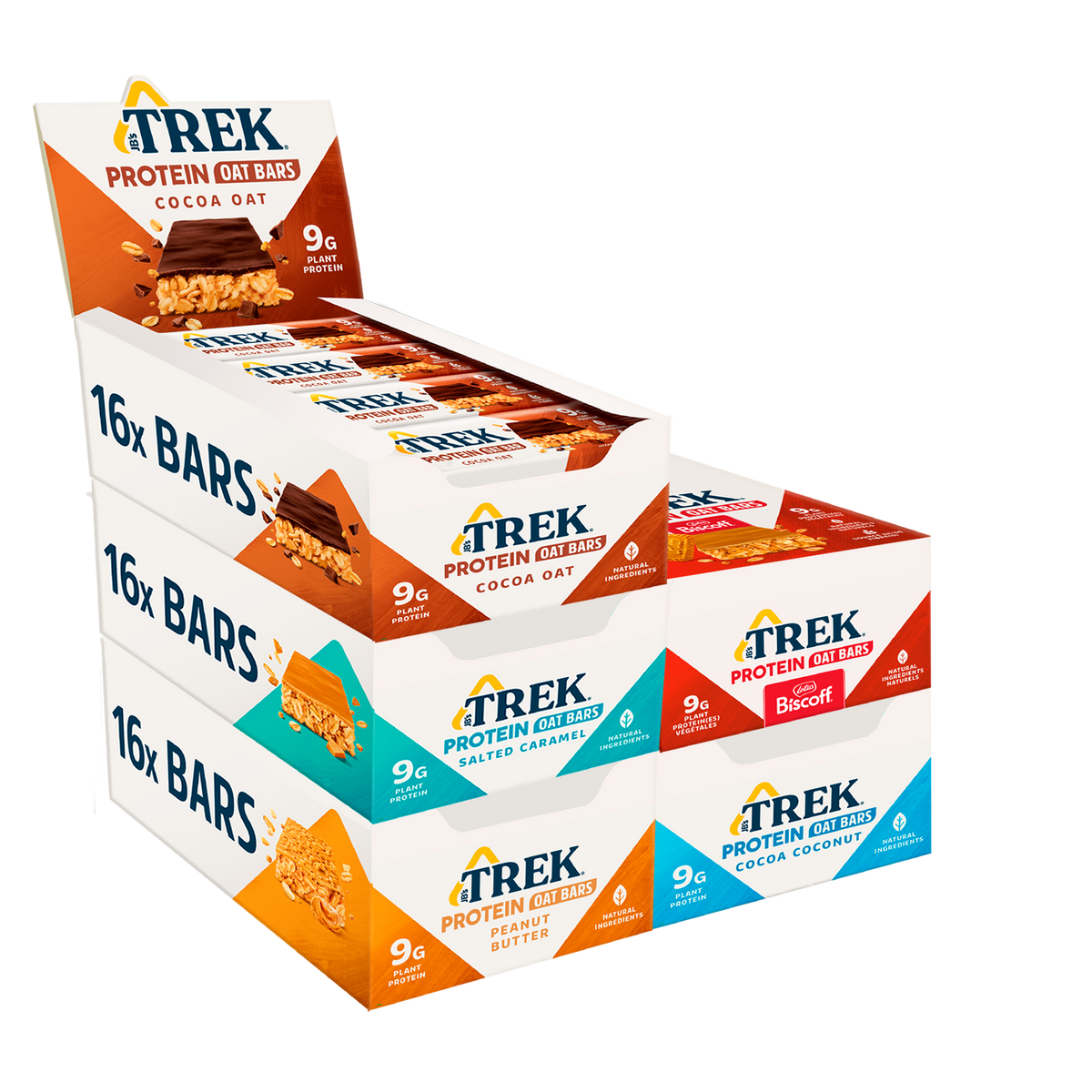 Trek Protein Oat Bar Mix Box | Body&Fit NL