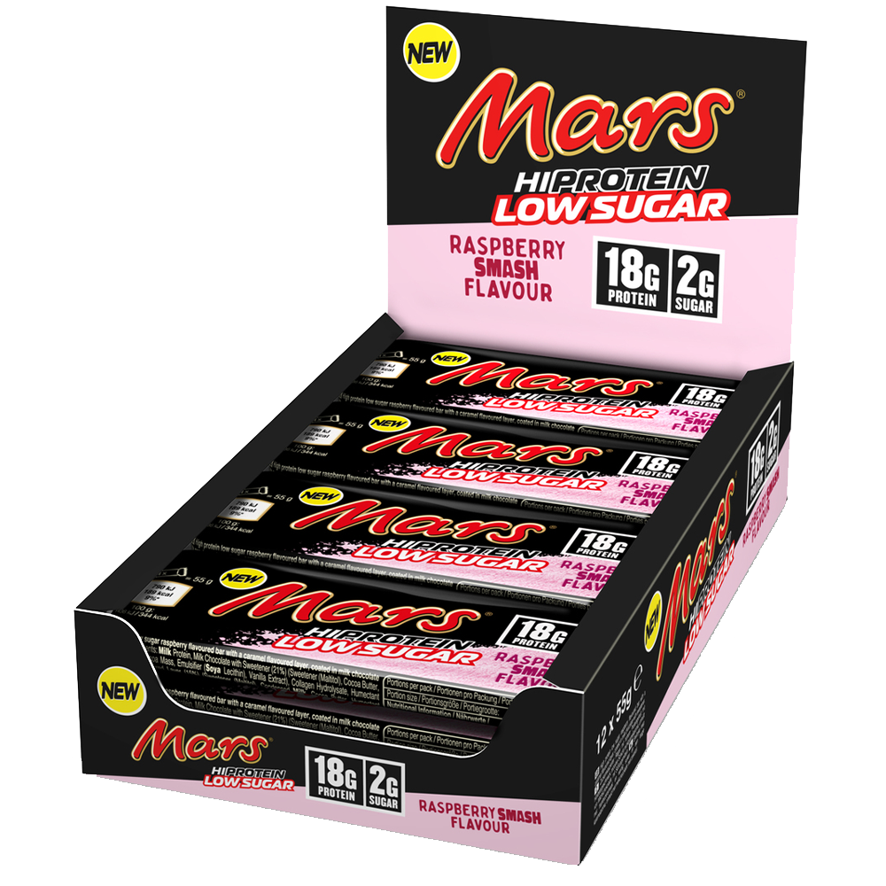 Mars HiProtein Low Sugar Raspberry Smash – Body&Fit